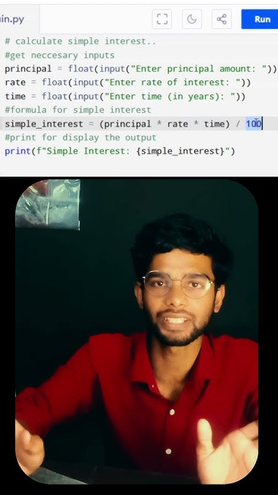 Program simple interest - YouTube