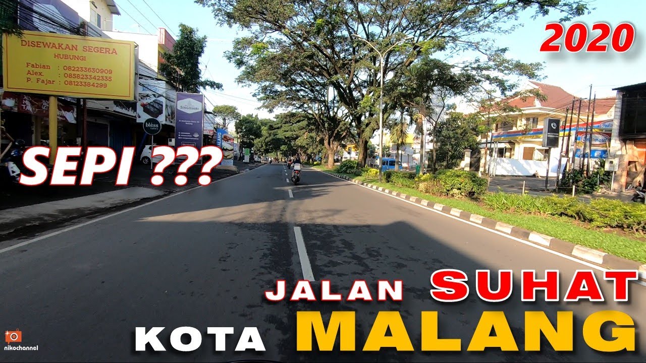 Jalan SUHAT Malang - Perjalanan dari SUHAT sampai DINOYO Malang arah ke ...