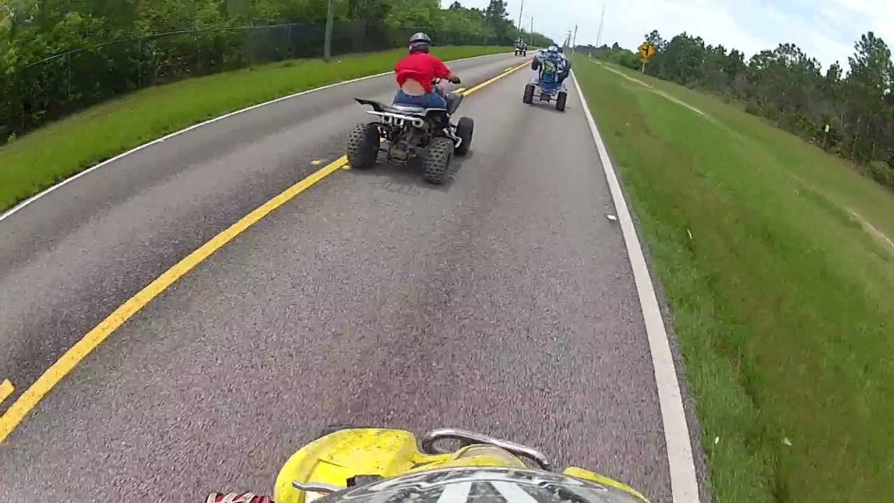 Miami ATV - Riding to Gator Grill 5/19/2012 - YouTube