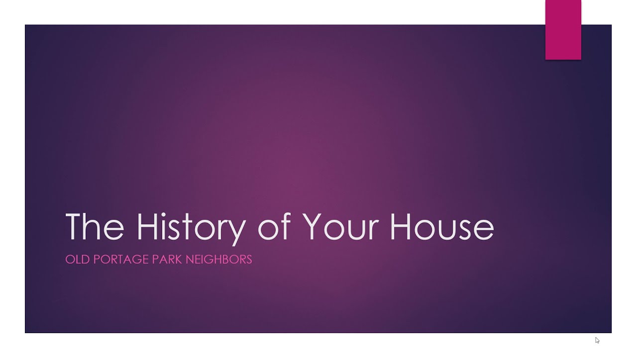 The History of Your House - YouTube
