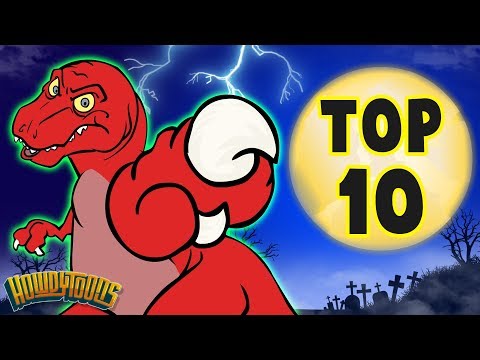 TOP 10 Scary Songs - Halloween and Dinosaur Songs from Howdytoons
