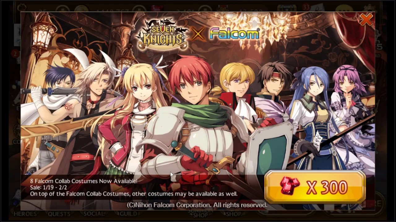 New Guild Buff & Tryout Costume Gacha (Seven Knights) - YouTube