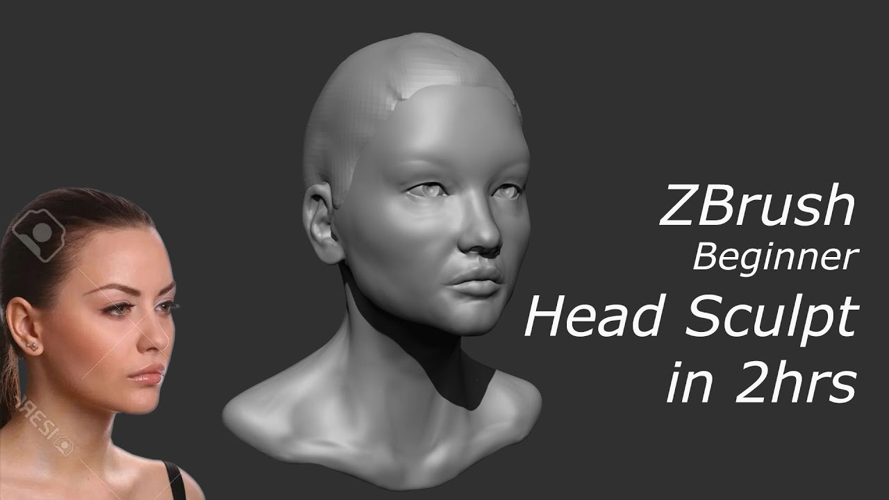 MS3D | ZBrush In Practice | Beginner Head Sculpt ENG - YouTube