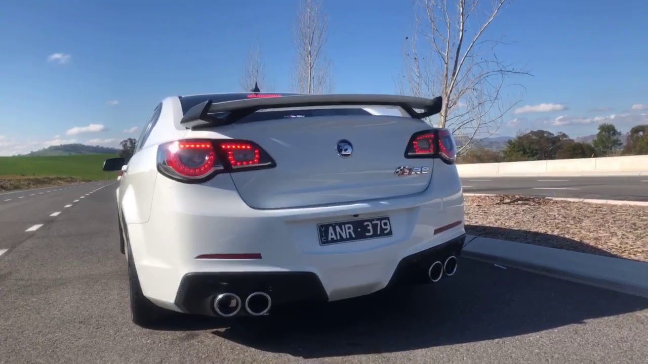 HSV Clubsport R8 340 Exhaust - YouTube