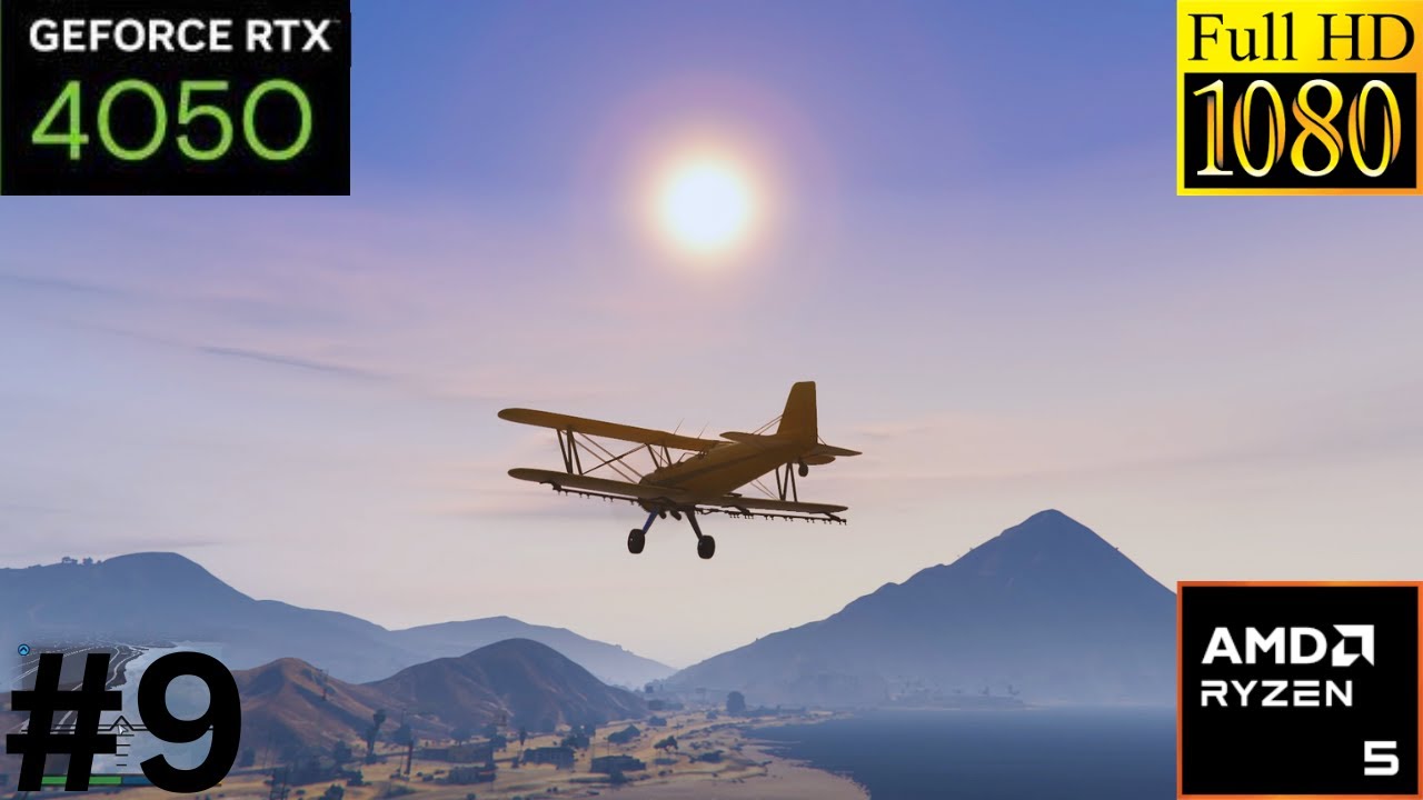 Gta 5 Enhanced Mission#20 Gameplay+Test On HP Victus 15 Amd Ryzen 5 ...