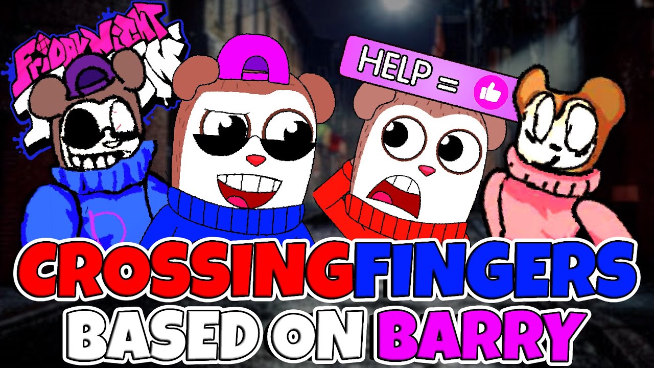 Friday Night Funkin' CROSSINGFINGERS BASED ON BARRY MAX DESIGN PRO - YouTube