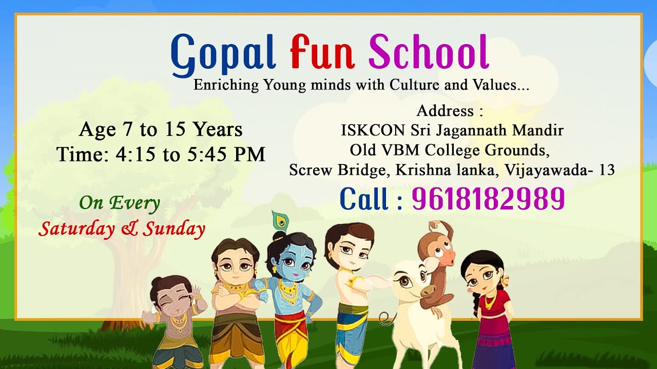 Gopal Fun School | Summer Camp Promo - YouTube