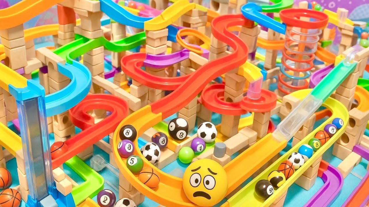 Marble Run Race ASMR Focus Without Pressure Visual Rhythm Visual Rhythm ...