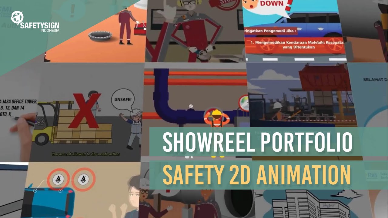 Showreel Portfolio Safety 2D Animation I SSI Multimedia - YouTube