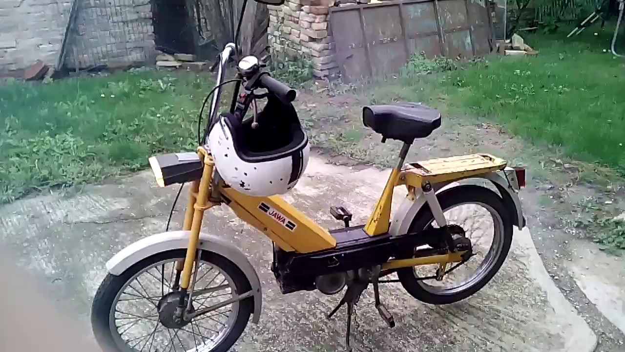 JAWA 207 . 500 1982 moped motorcycle Made in Czechoslovakia - YouTube