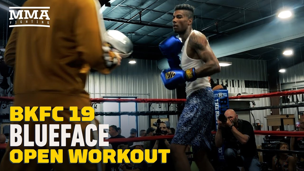 Blueface Open Workout | BKFC 19 | MMA Fighting - YouTube