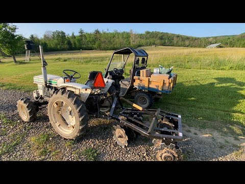 Broadcasting corn Food plot number 1 - YouTube