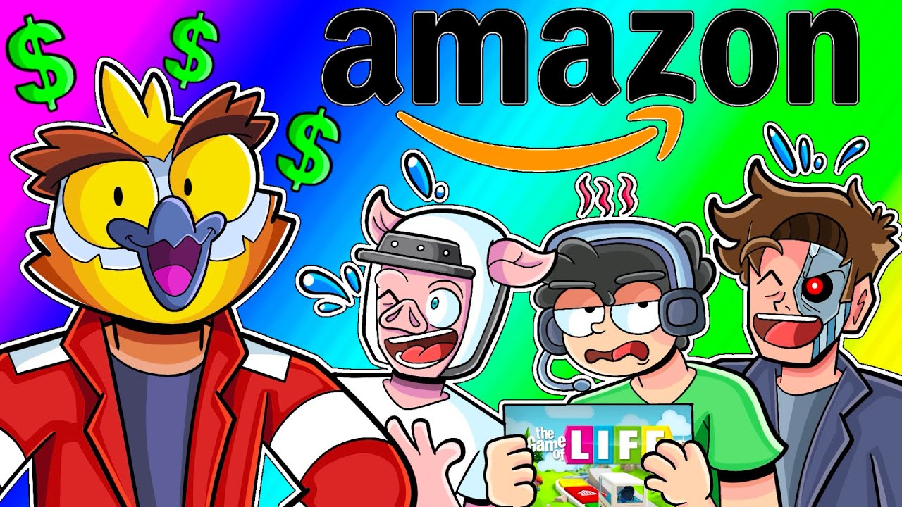 VanossGaming Animated - Amazon Shopping with Wildcat, Nogla and Others ...