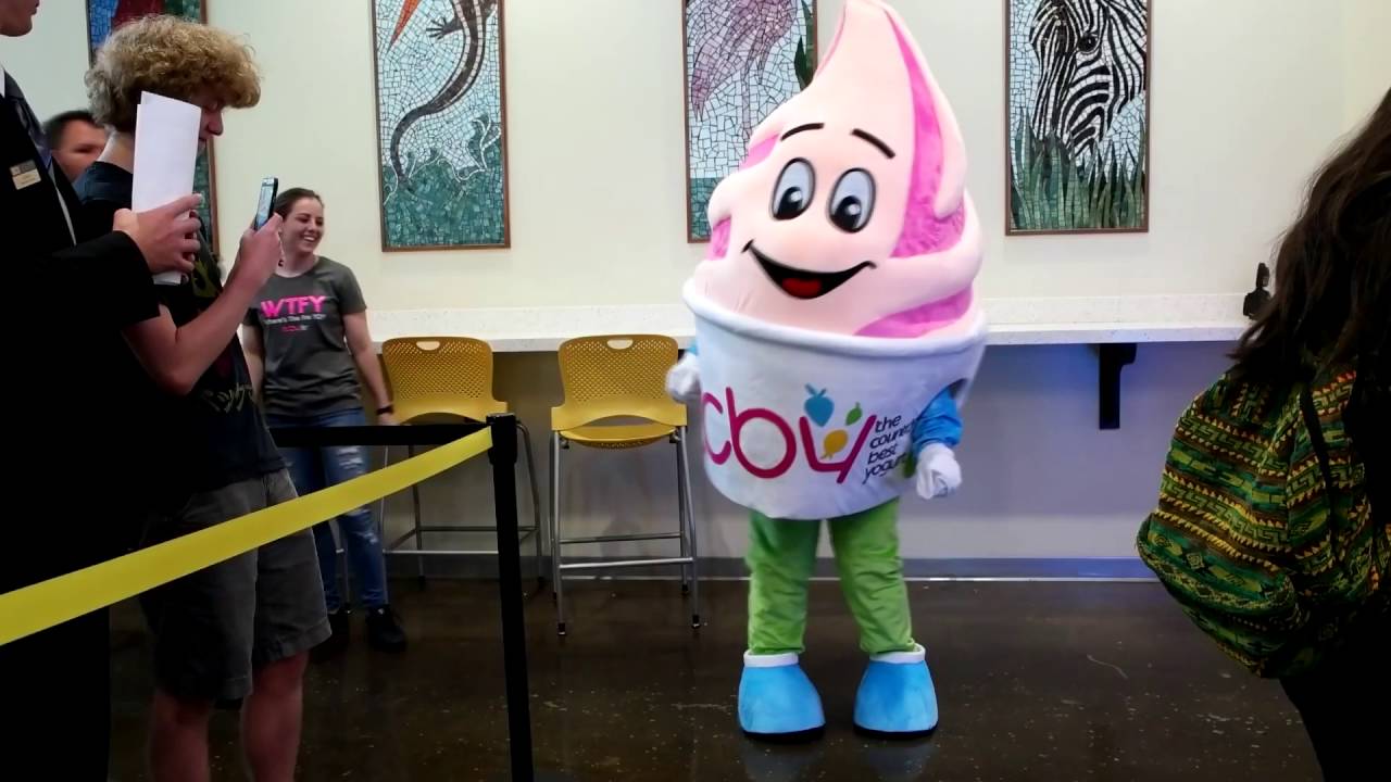 Introducing the TCBY vending machine - YouTube