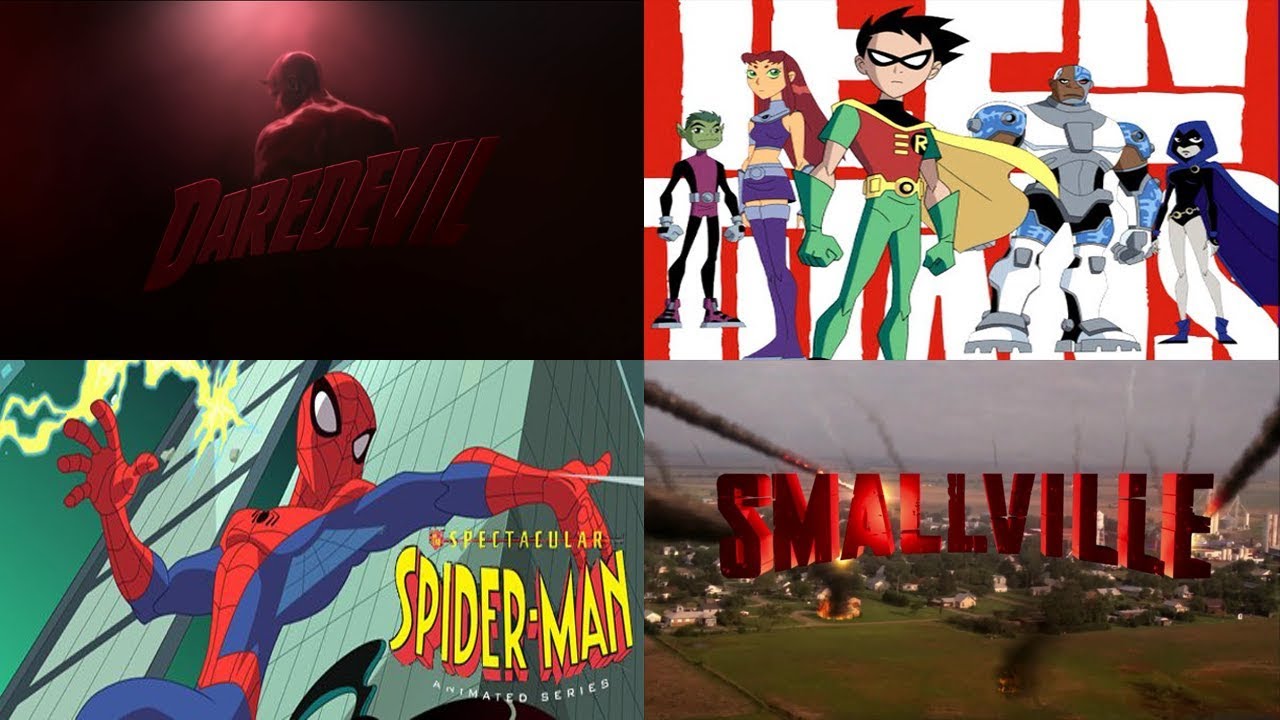 Las mejores intros de series de Superhéroes (2000 al 2017) - YouTube