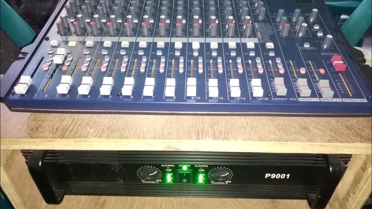 Delta 9001 Amplifier & Seer 15" Top - YouTube