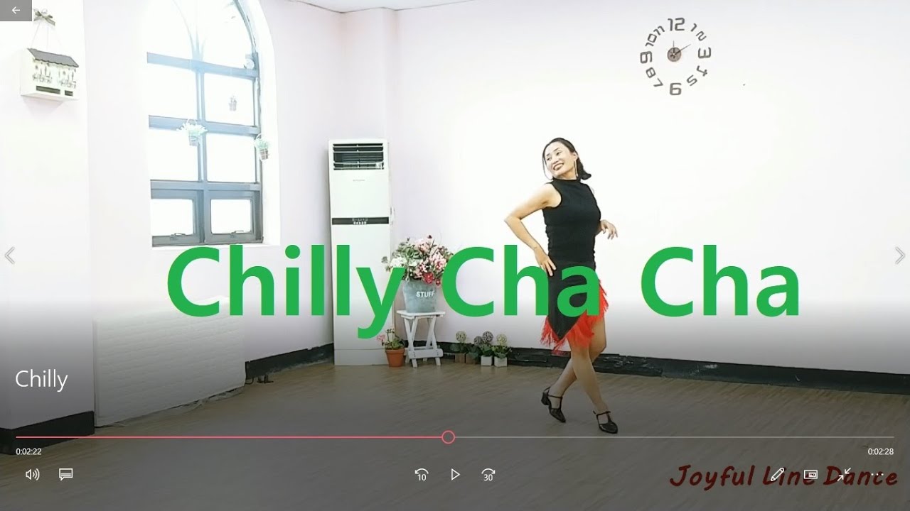 Chilly Cha Cha Line Dance (Beginner, LaVon W.Duke) Demo & Count - YouTube