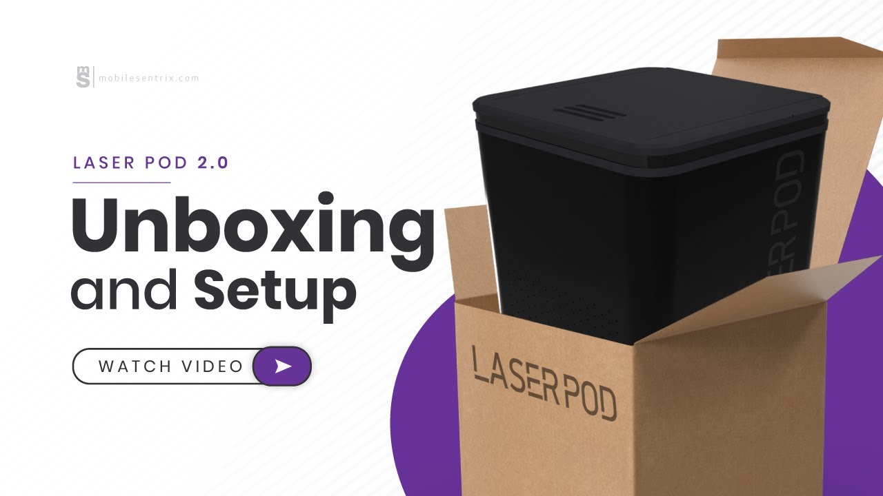 LaserPod 2 0 Unboxing and Setup - YouTube