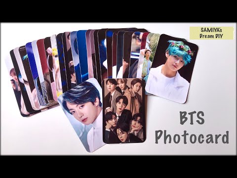 Easiest way to make photo card | BTS Photo Card (part-14)