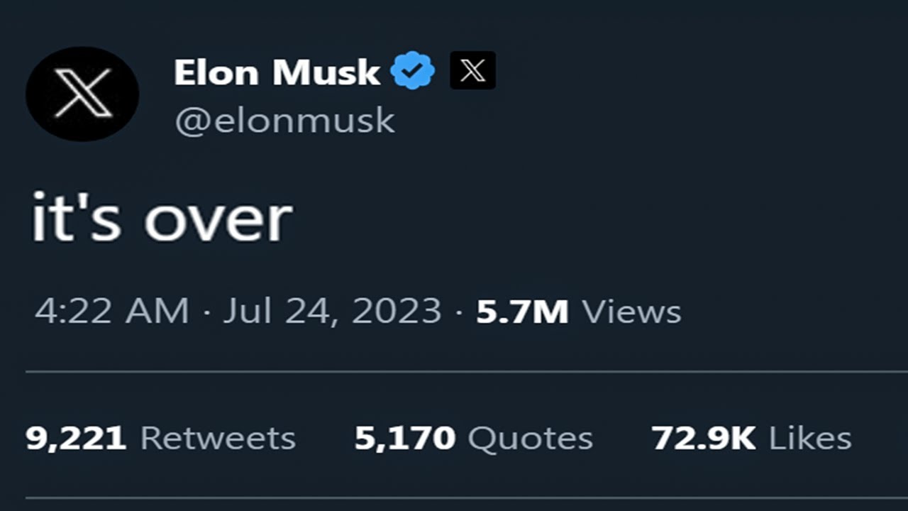 Elon Musk Just Killed Twitter - YouTube