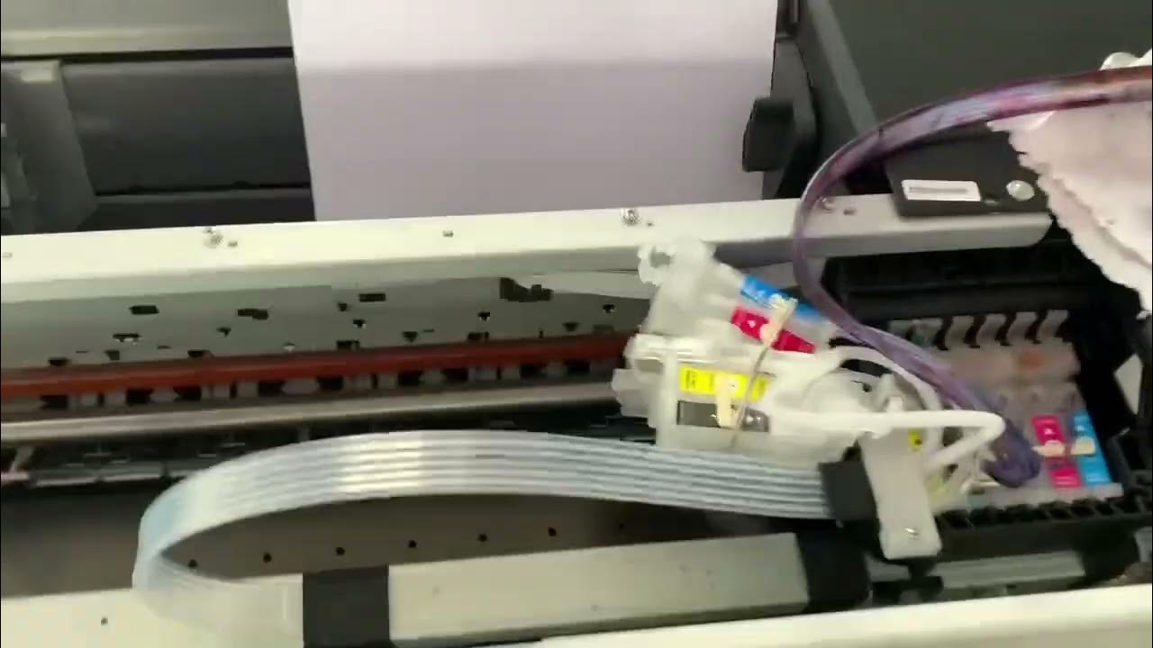 How to do when roller couldn’t feed paper-DTF Printer - YouTube