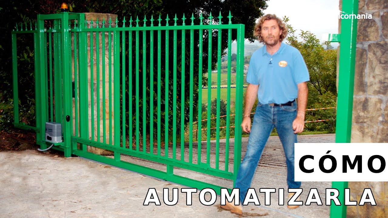 Como automatizar una verja de manera sencilla // Hogarmania - YouTube