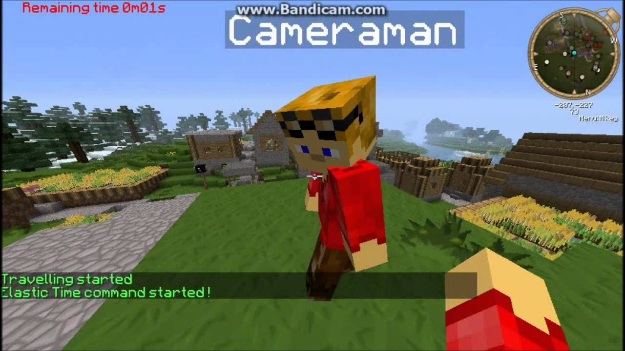 Minecraft 1.3: Camera Studio Mod: 3rd person camera function - YouTube