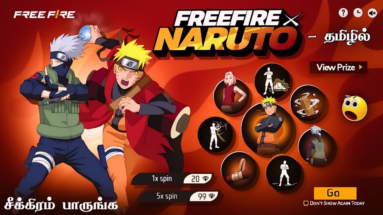 🔥 NARUTO BUNDLE 🔥 வந்துருச்சு 🧡 REVIEW 🧡 NARUTO × FF ALL ITMES REVIEW ...