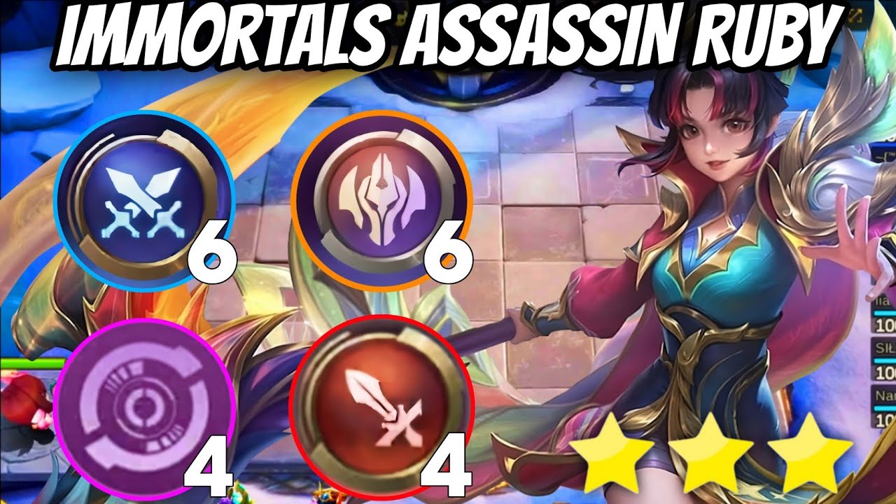 IMMORTALS ASSASSIN RUBY MAGIC CHESS - YouTube