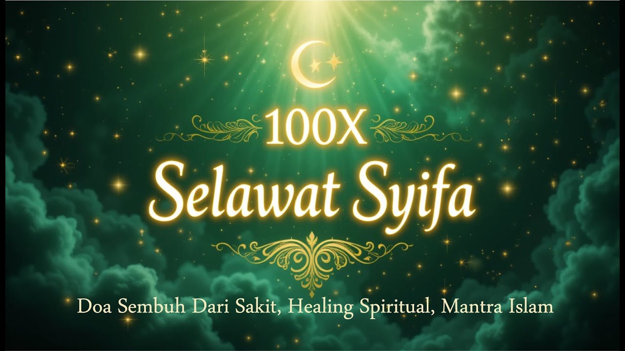 Rahasia Penyembuhan dengan Selawat Syifa 🌟 100X Ulang, selawat syifa ...