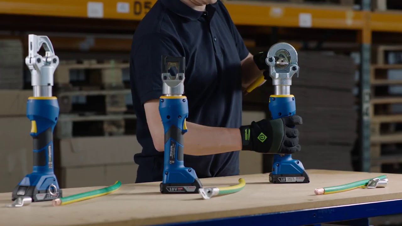 IEP Emerson Klauke Battery Powered 18V Crimping Tools - EK354CFB ...