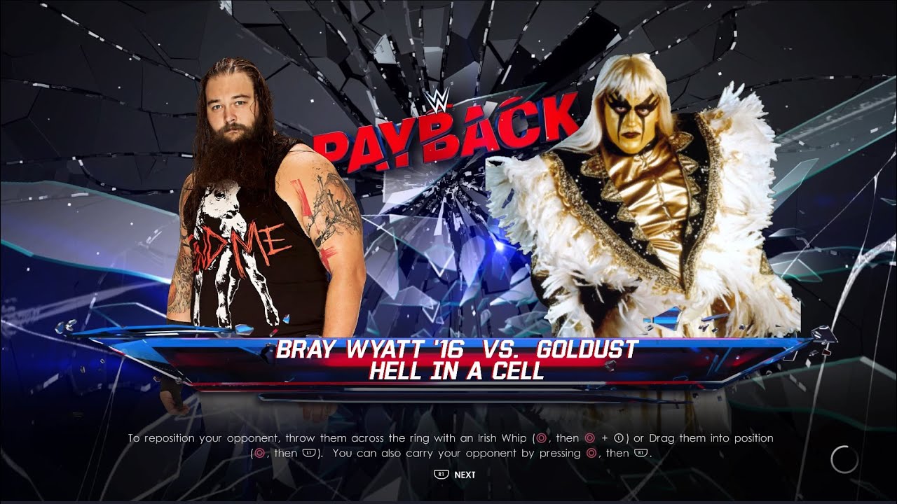 WWE2K22 Bray Wyatt vs Goldust - Hell in a Cell - YouTube