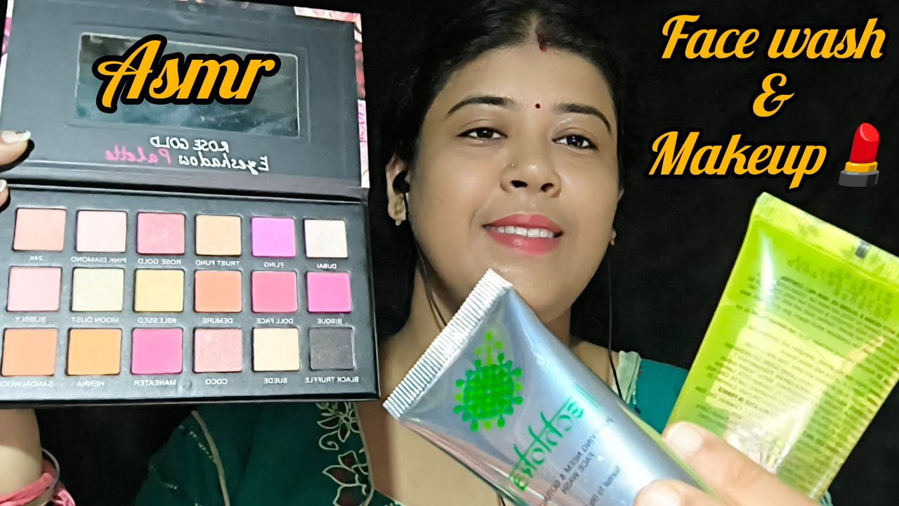 ASMR || Doing wash your face and then makeup💄💄 personal attention💄💄 ...