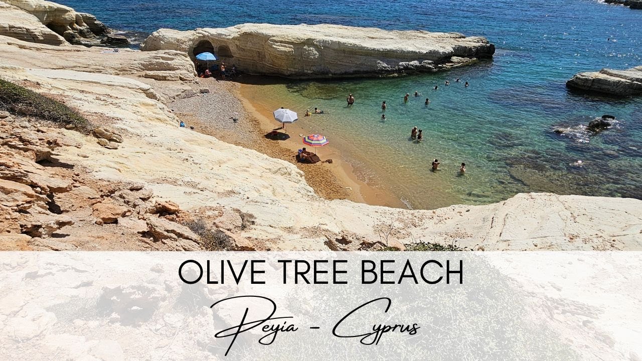 Olive Tree Beach - Peyia, Cyprus - YouTube
