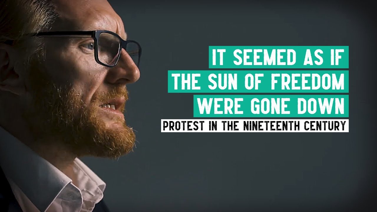 Samuel Bamford on the suppression of Reform Societies, 1817 - YouTube