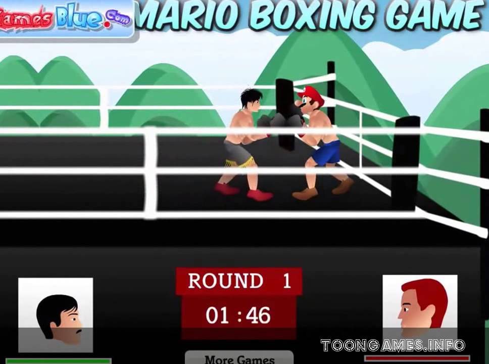 Mario Boxing Game - Mario Games - Cartoon Games - YouTube