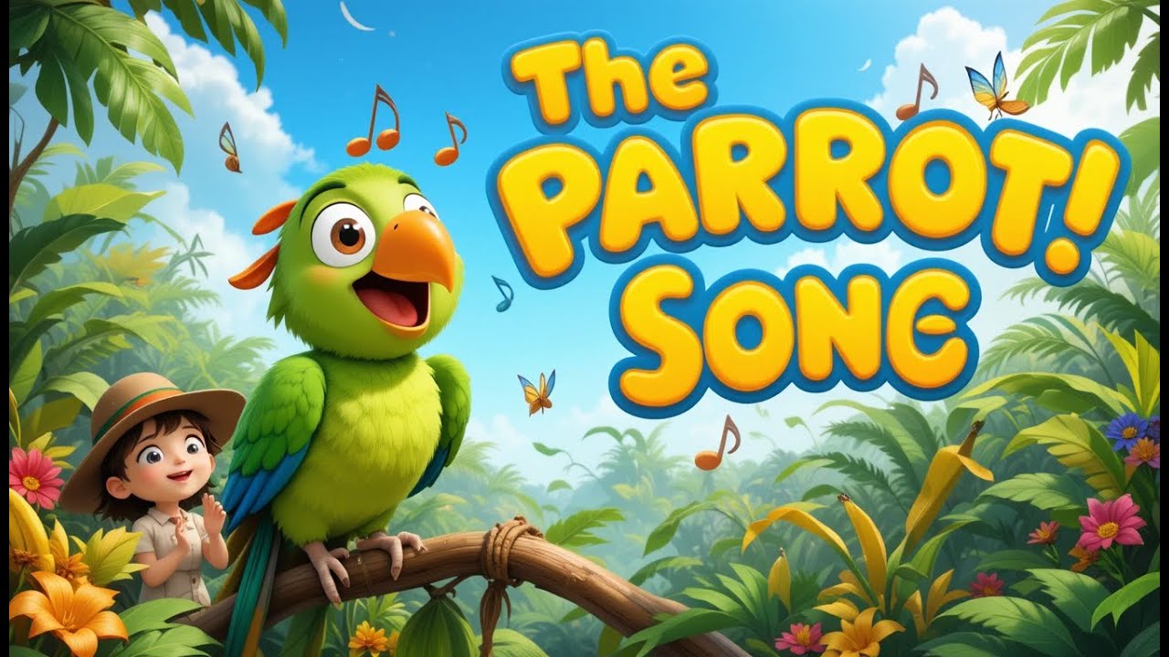The Parrot Song | Nursery Rhymes | Kids Song | Panda World | - YouTube