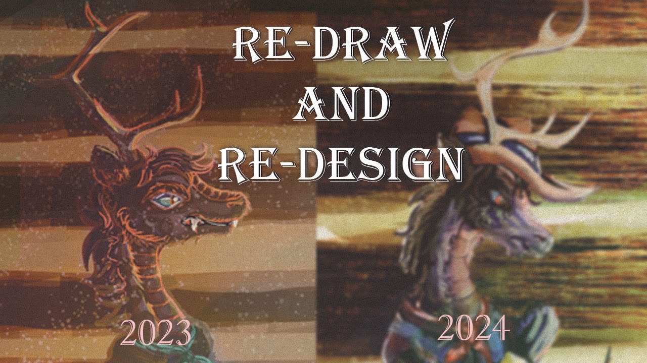 Original Dragon Character Redraw & Redesign - YouTube