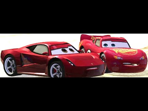 RAYO MCQUEEN y GIOVANNI RELEVOS CARS 1 ESPAÑOL VIDEOJUEGO DE LA ...
