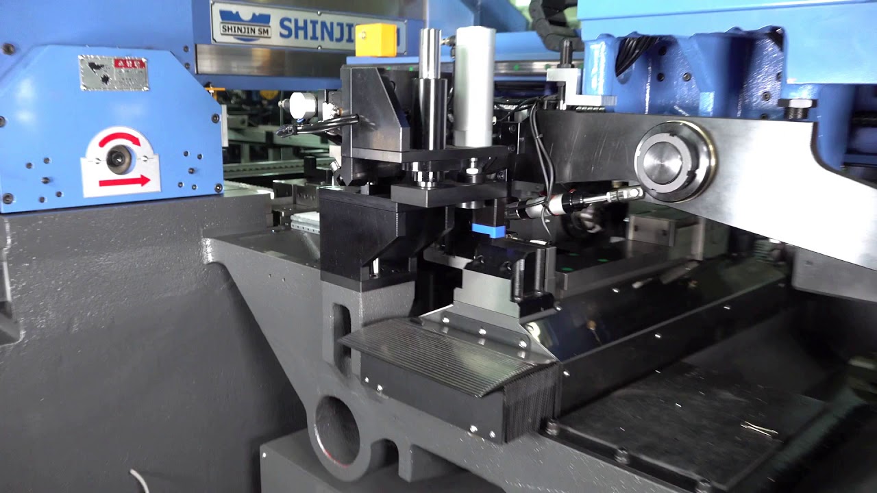 [SHINJIN SM](STC VA1200) Automatic Infeed Circular Saw Cutting Machine ...