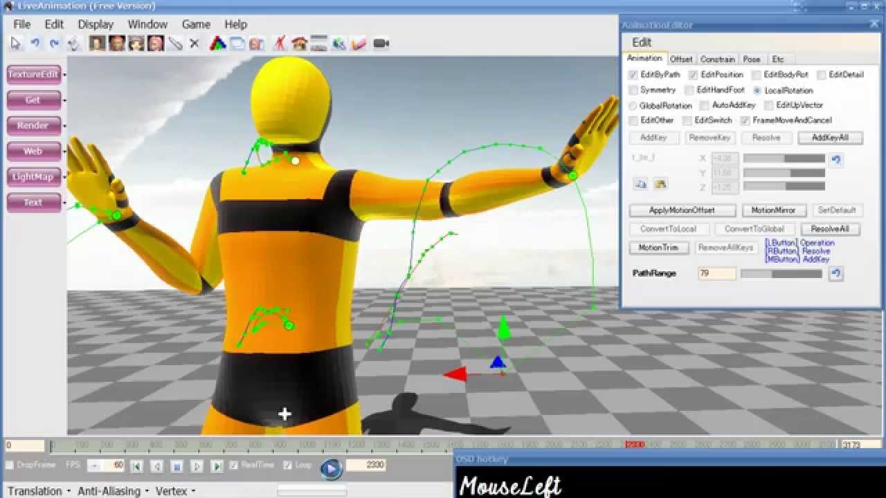 How to make a Second Life Animation Part 2. - YouTube