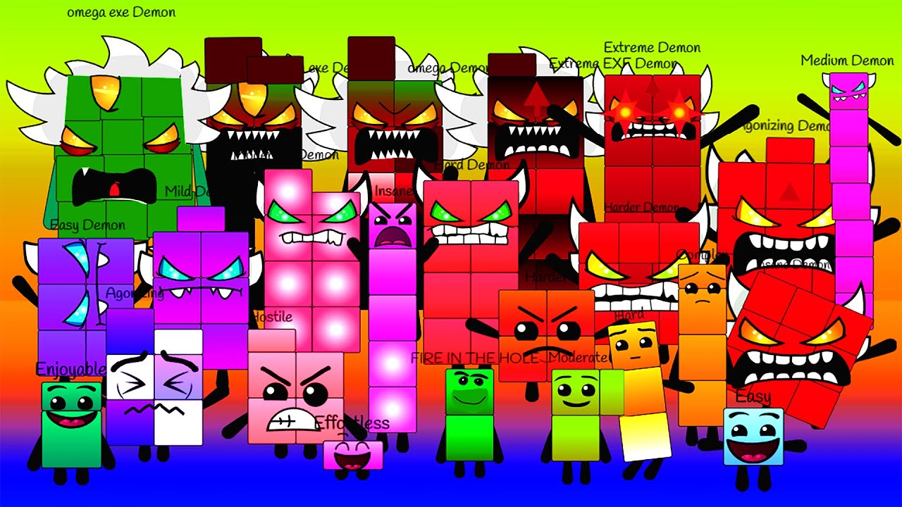 Difficultyblocks Band Halves (0.5 - 12) [OMEGA EXE DENOM] Super Band ...