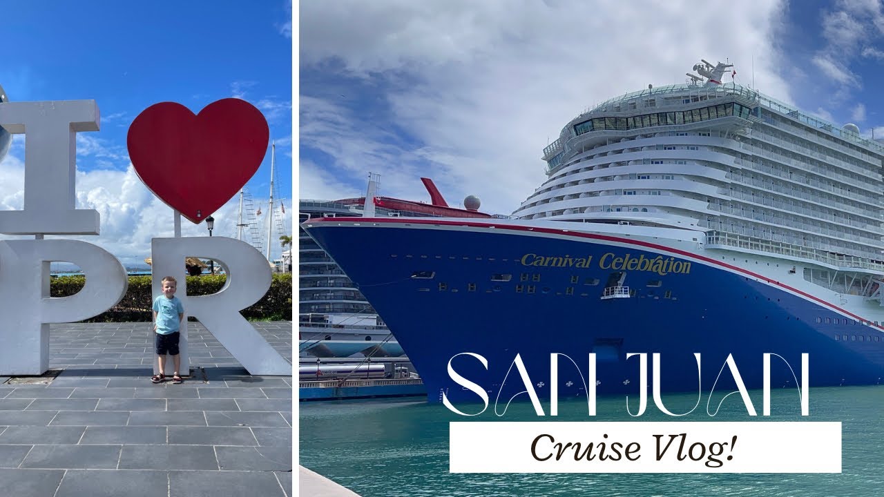 Carnival Celebration Cruise Vlog! San Juan - Puerto Rico explore! - YouTube