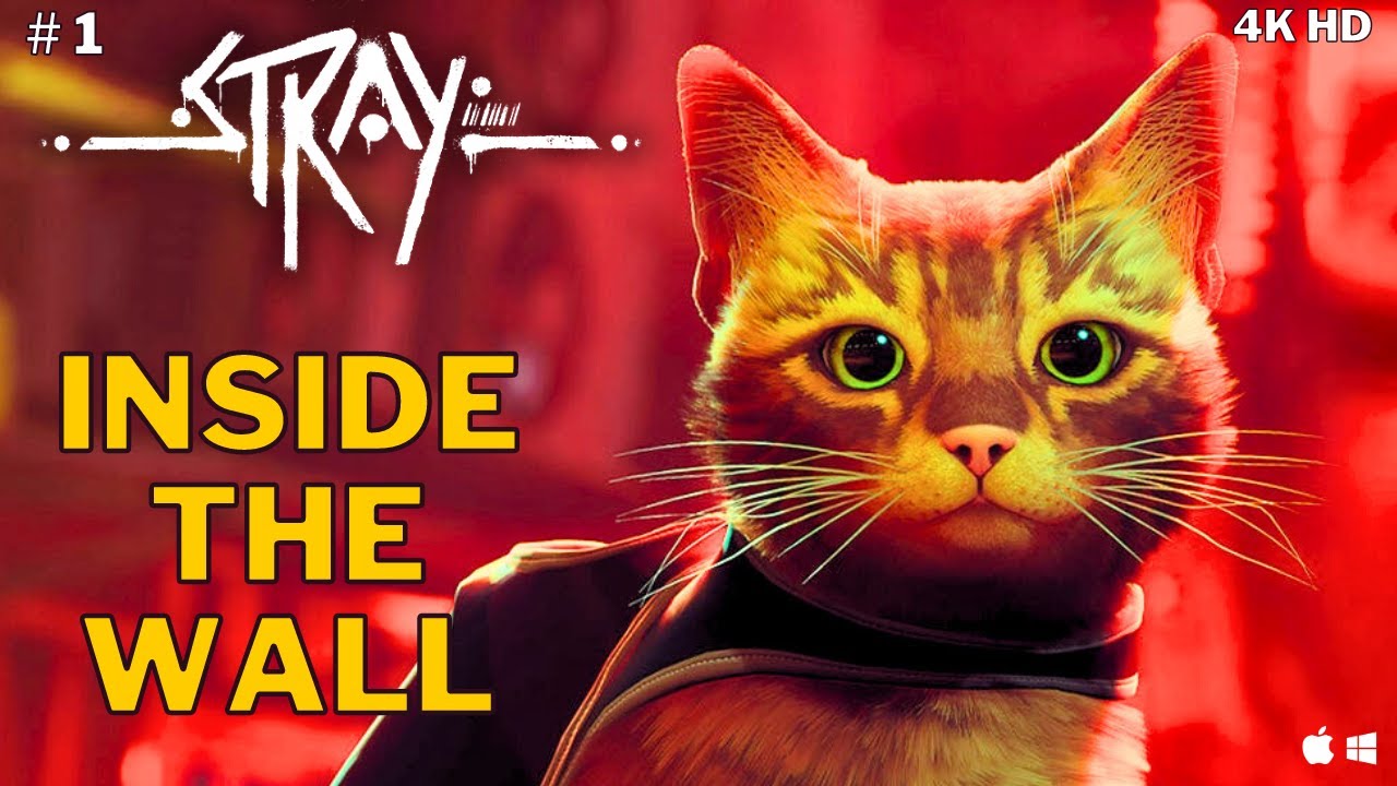 Stray Part 1: Inside The Wall | Gameplay Walkthrough 2023 [PC / Mac ...