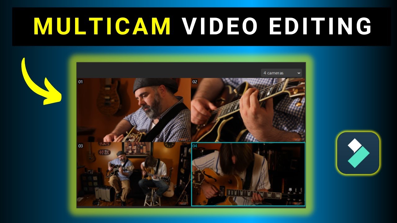 How to Edit Multicam Video Footage in Filmora 14 - YouTube