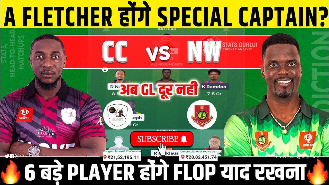NW vs CC Dream11, NW vs CC Dream11 Team, NW vs CC Dream11 Prediction ...