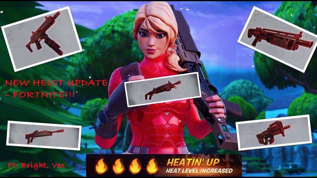 New Heist Update and Weapons in Fortnite!! - YouTube
