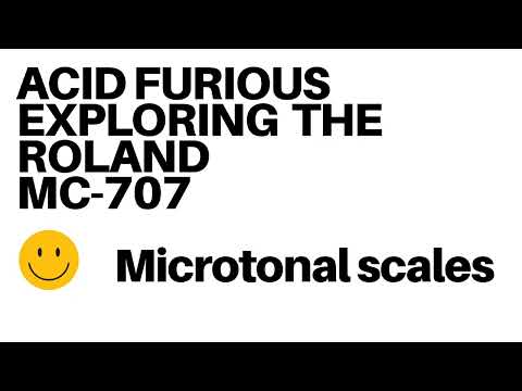 Exploring The MC-707: Microtonal Scales - YouTube