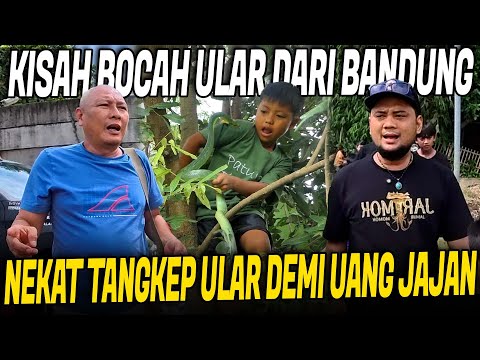 KISAH DIKA SI BOCAH ULAR PUTUS SEKOLAH CARI ULAR DEMI UANG JAJAN
