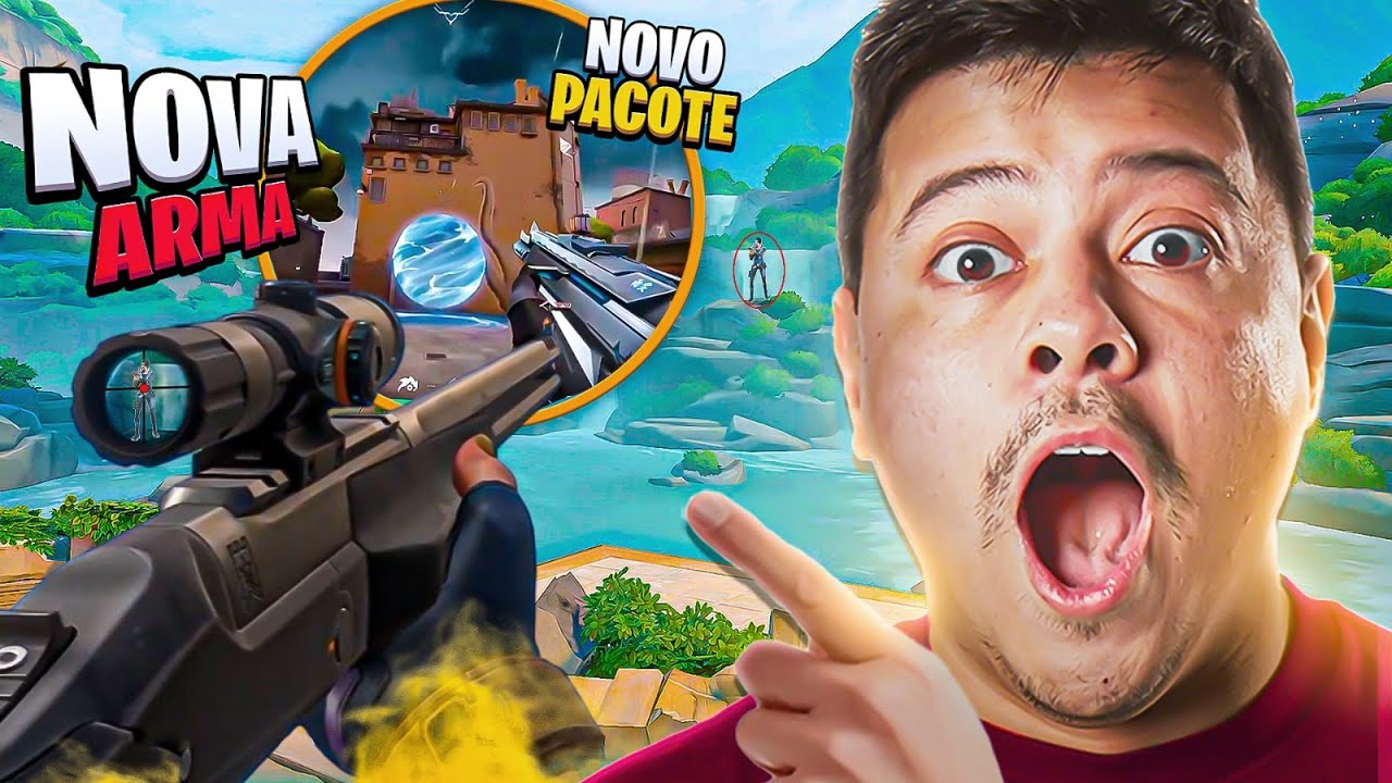 TESTEI A NOVA SNIPER DO VALORANT, MOSTREI O PASSE E AS NOVAS SKINS ...
